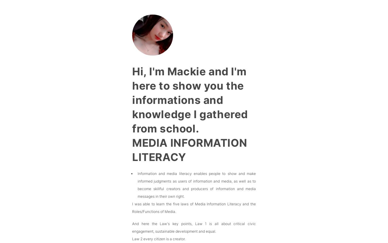 MEDIA INFORMATION LITERACY BLOG